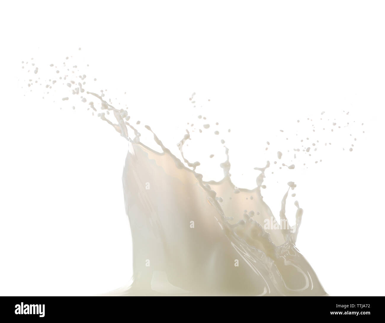 Milk splash, closeup Stock Photo - Alamy