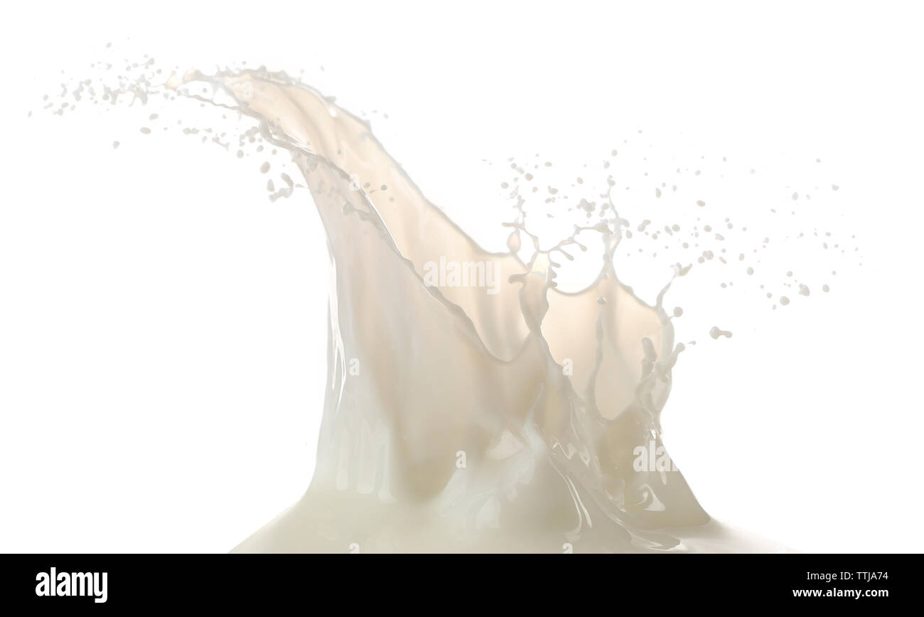 Milk splash, closeup Stock Photo - Alamy