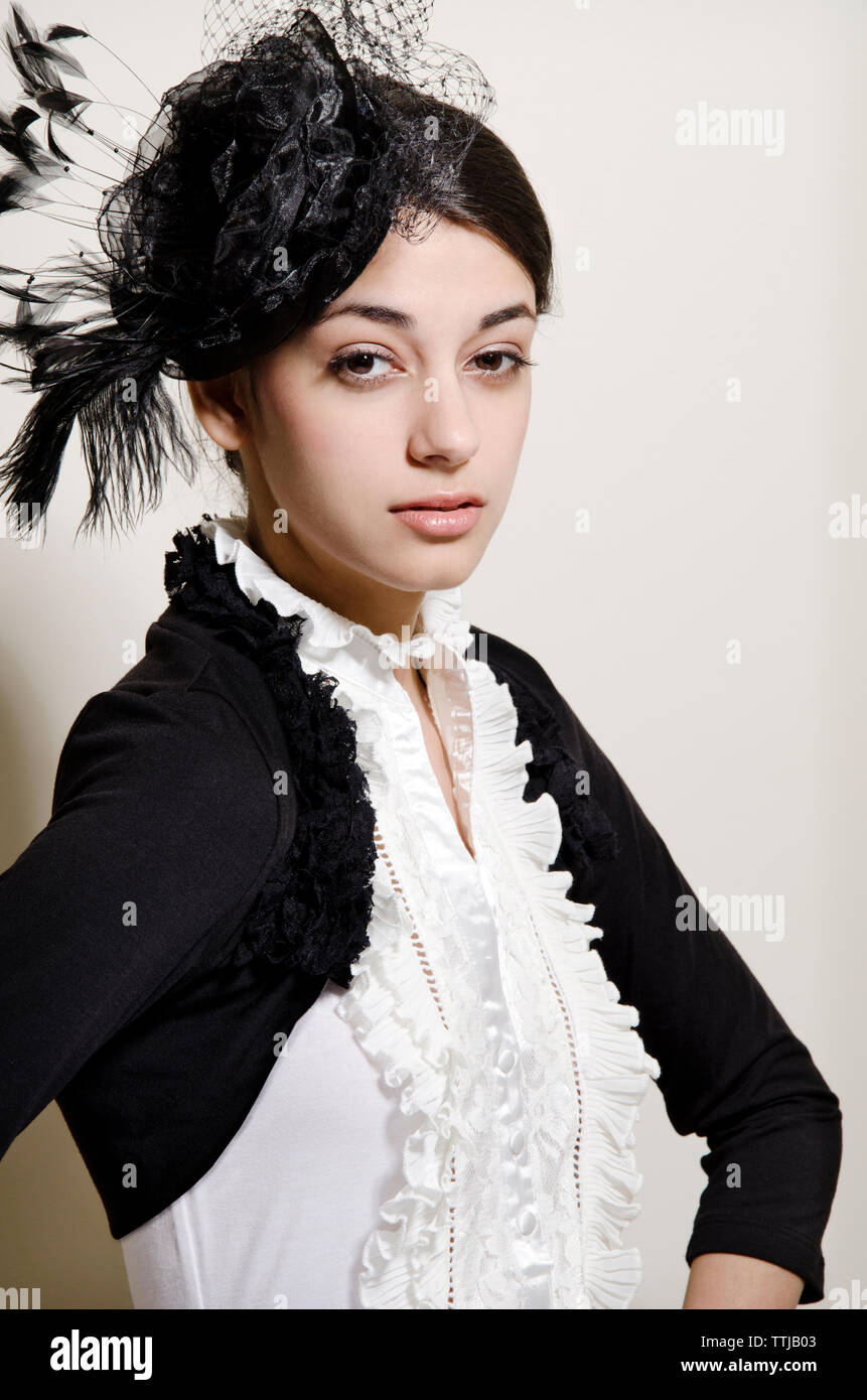 Fashion model standing portrait confidence hi-res stock photography and ...