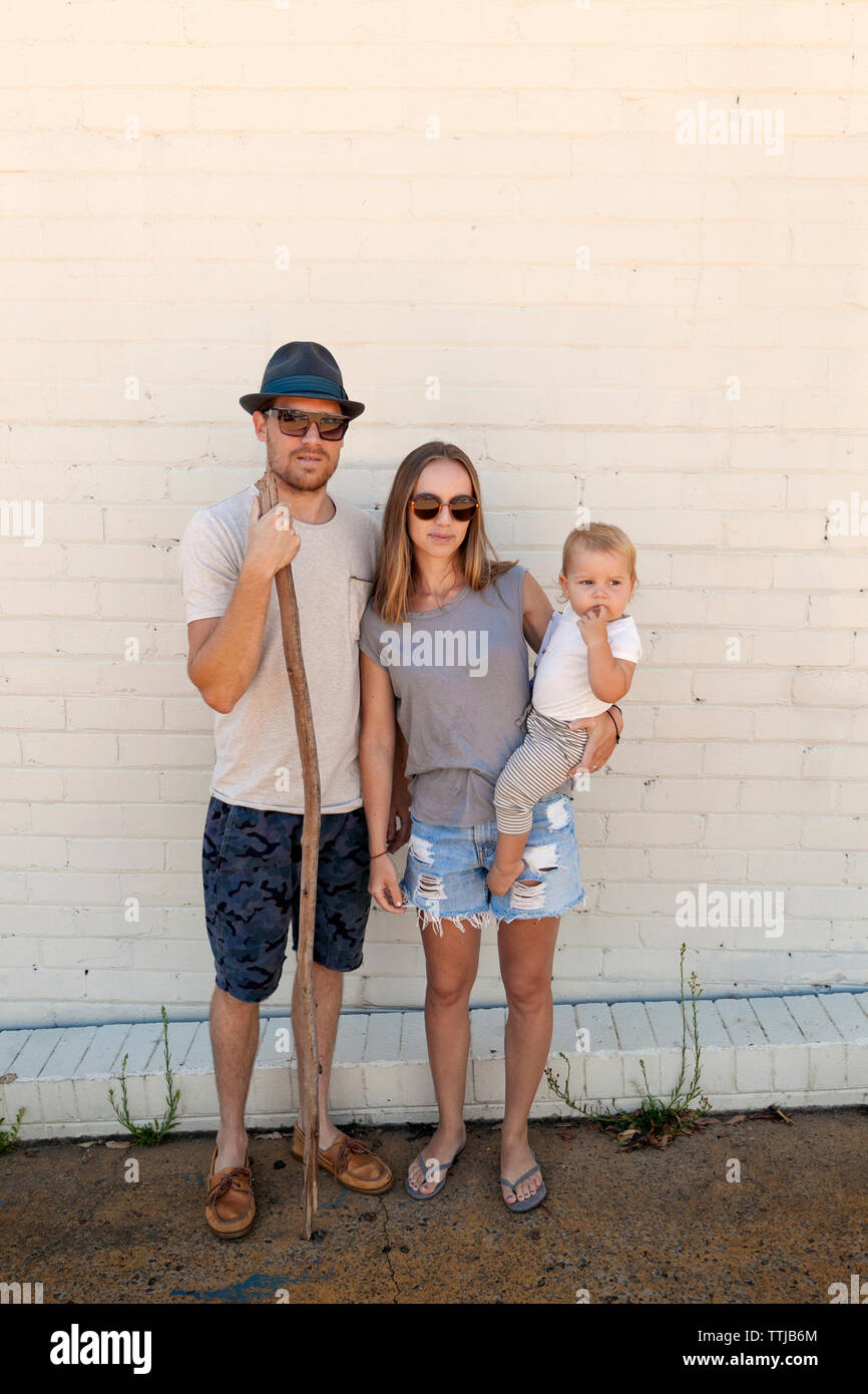 Family portrait standing hi-res stock photography and images - Alamy
