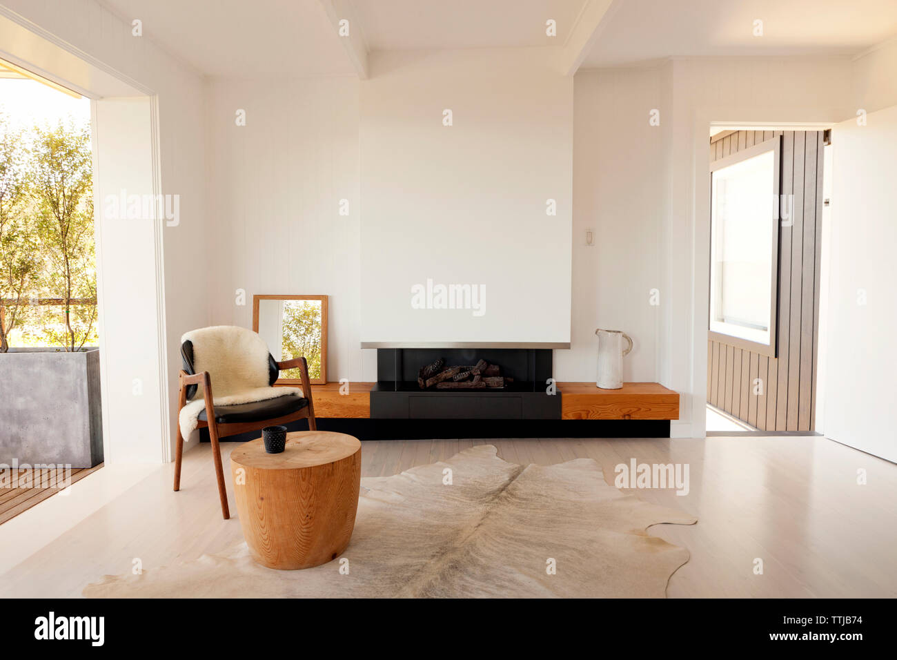 Interior of modern home Stock Photo - Alamy