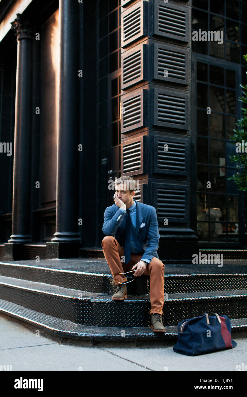 Male building steps hi-res stock photography and images - Alamy