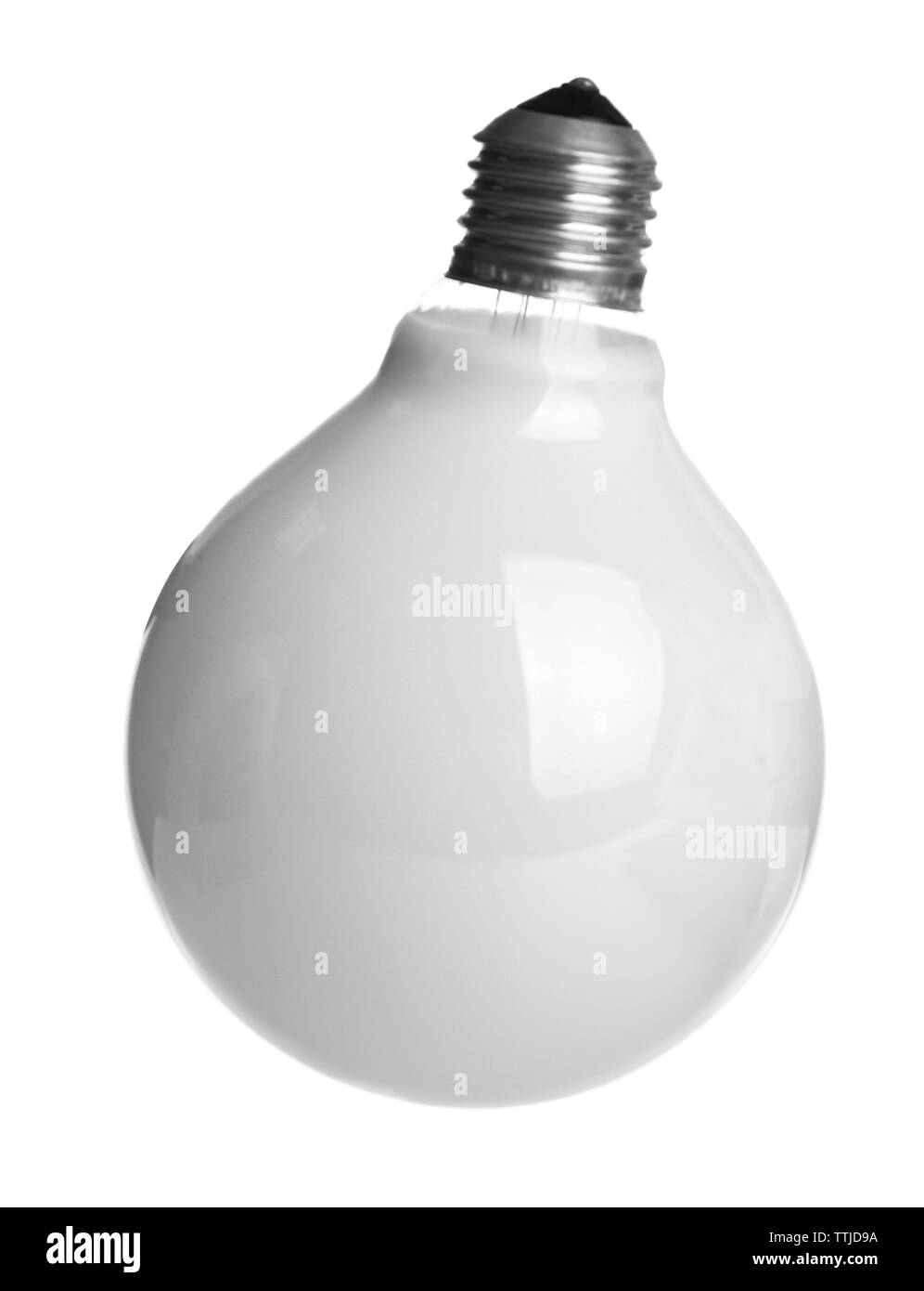 Light bulb, isolated on white Stock Photo - Alamy