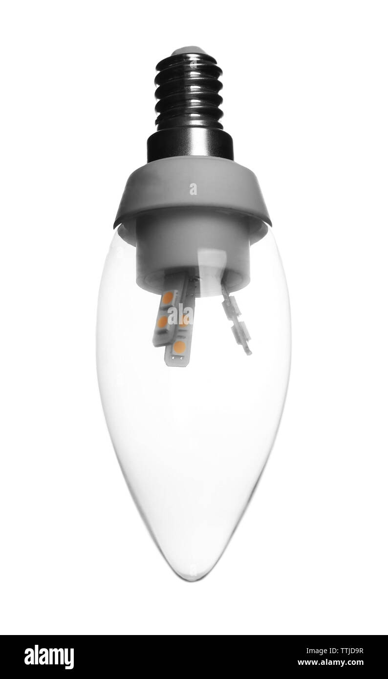 Light bulb, isolated on white Stock Photo - Alamy