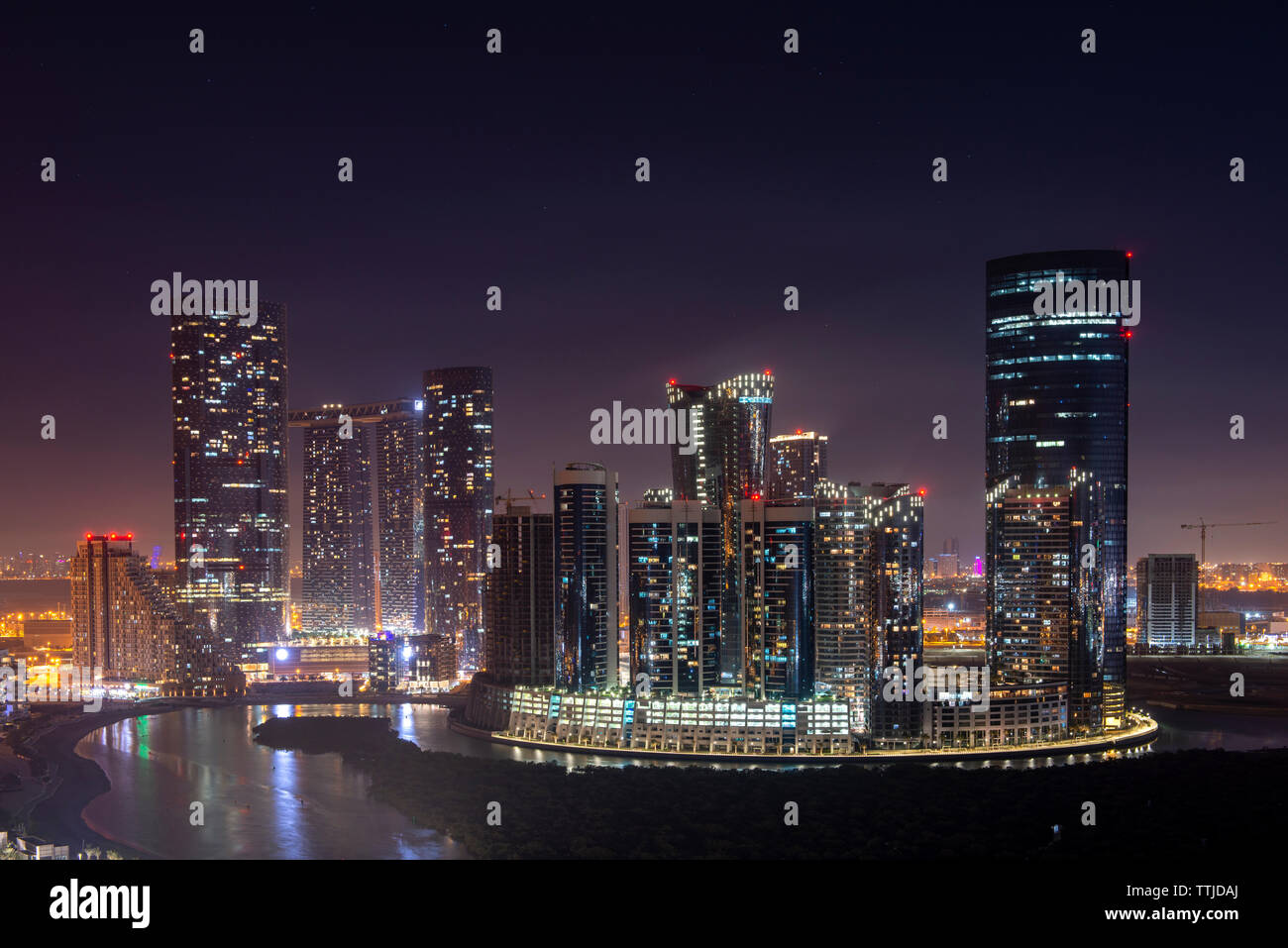 Al reem tower hi-res stock photography and images - Alamy