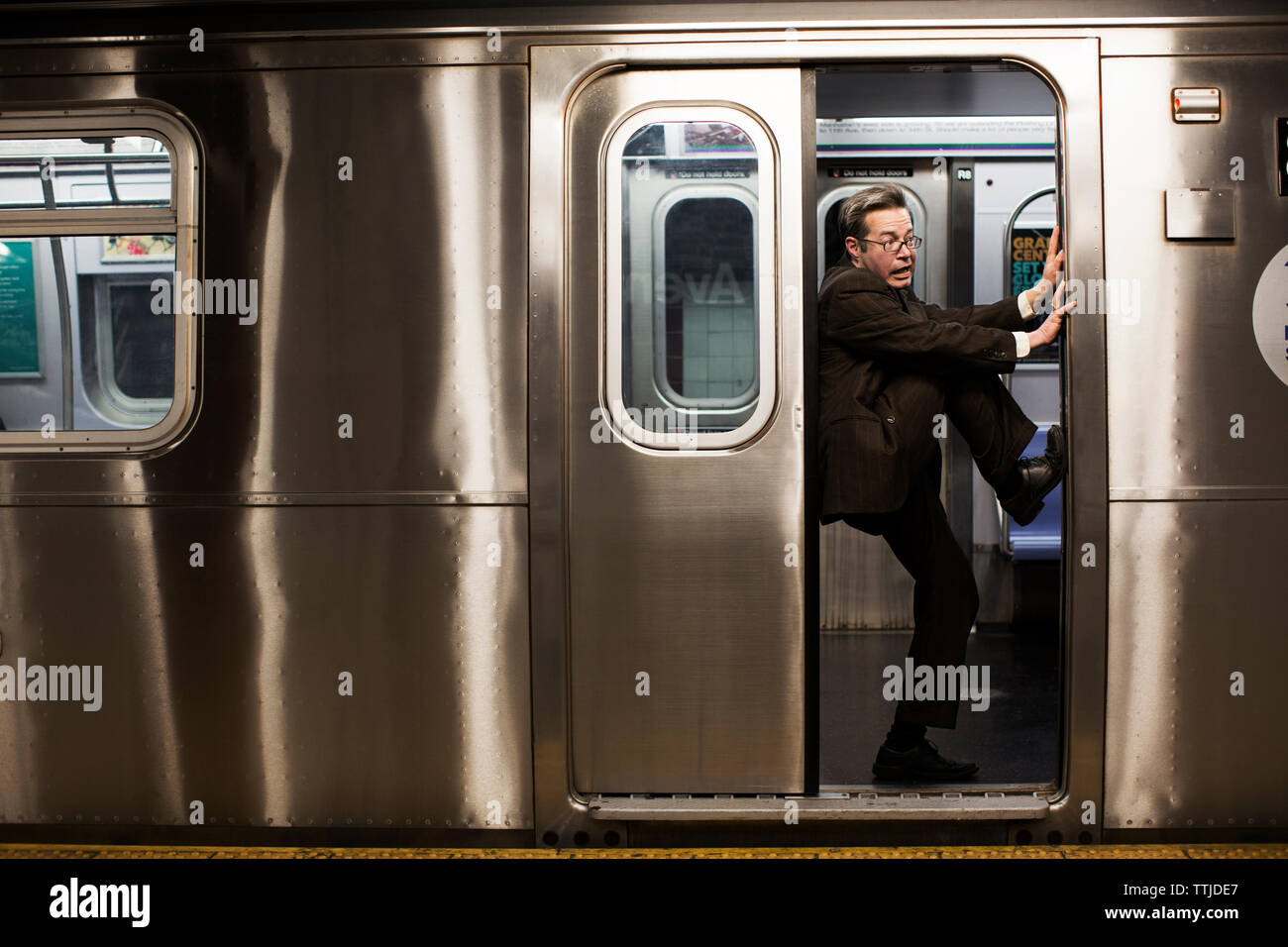 Subway Car Door Side High Resolution Stock Photography and Images - Alamy