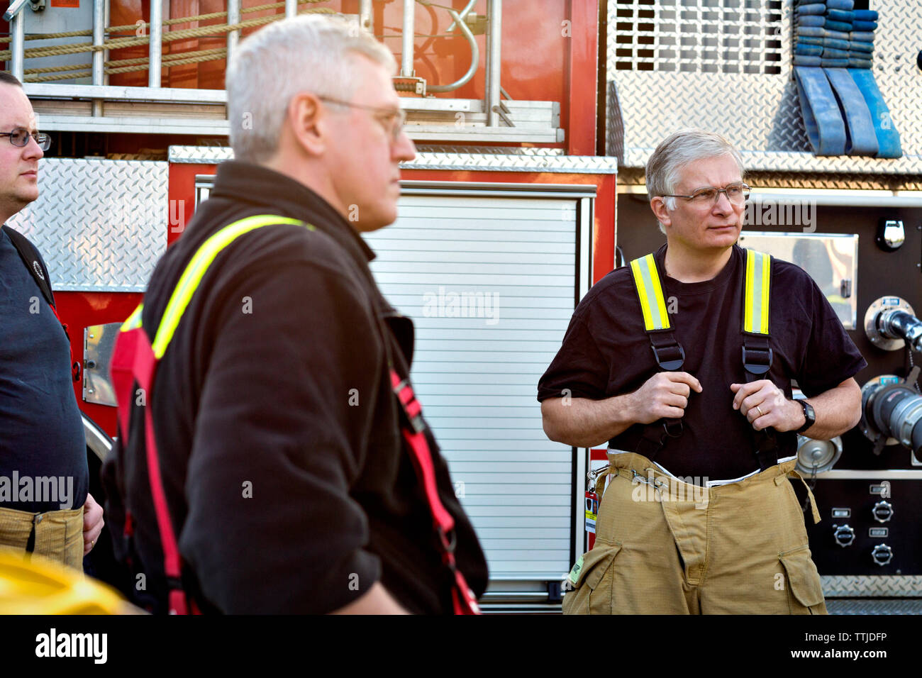 Fire protective suits hi-res stock photography and images - Alamy