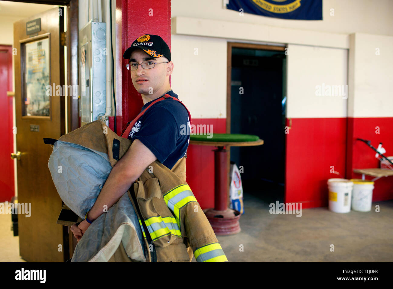 Fire protection suit hi-res stock photography and images - Alamy