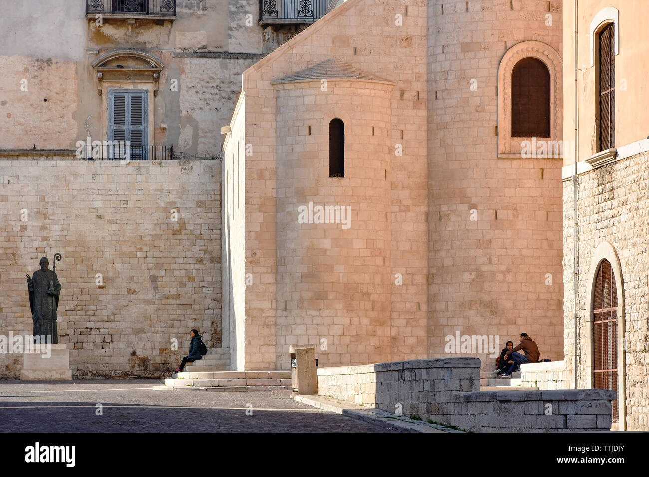 Part of the Pontifical Basilica di San Nicola (Basilica of Saint ...