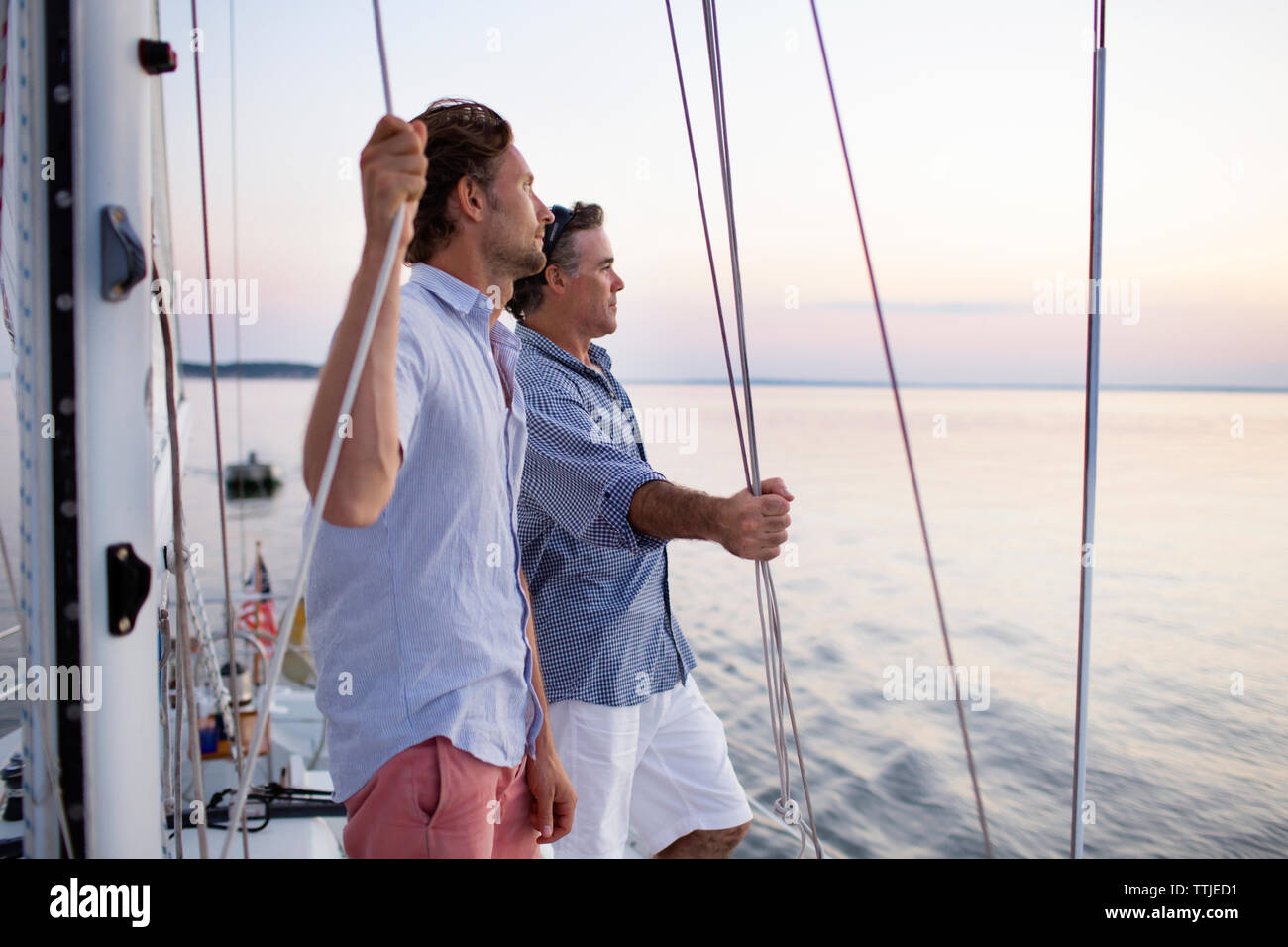 Man standing sail hi-res stock photography and images - Alamy