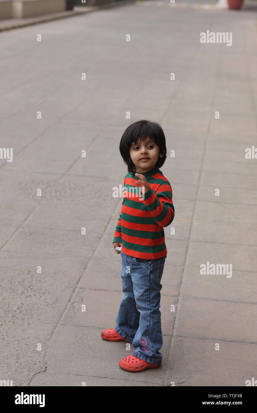Female raised hand girl hi-res stock photography and images - Alamy