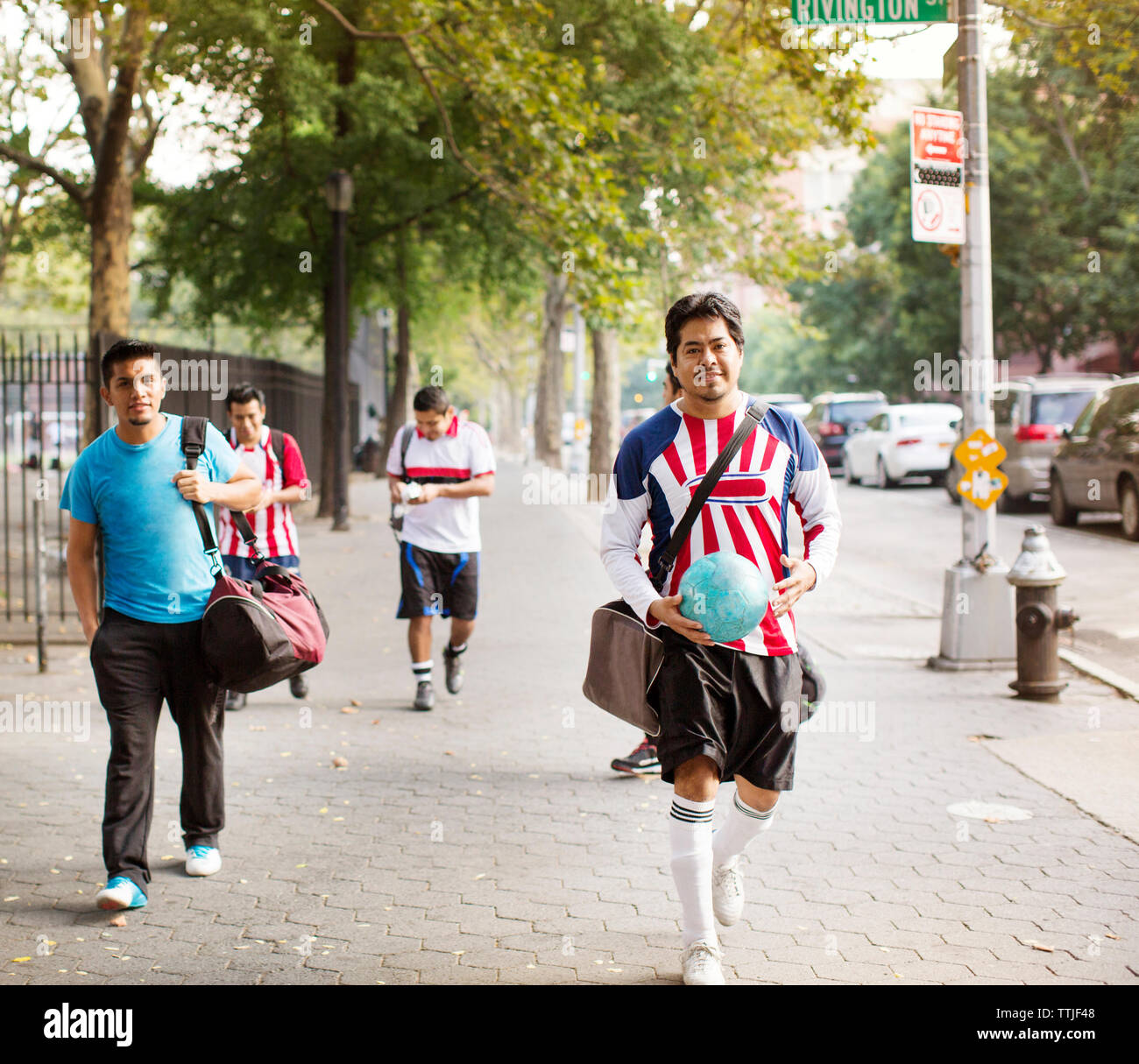 Soccer Five Players View High Resolution Stock Photography and Images ...