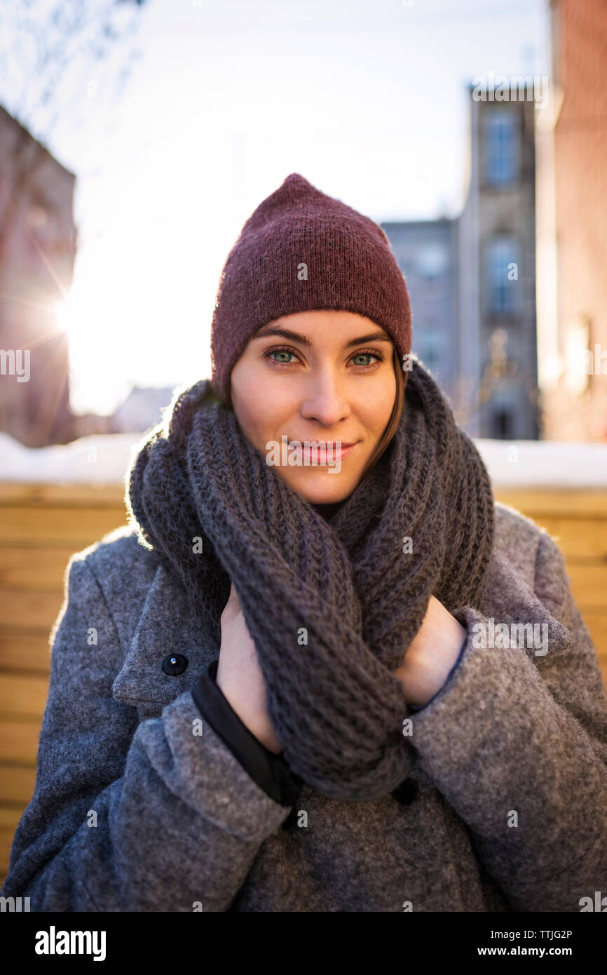 Woman and scarf hi-res stock photography and images - Alamy
