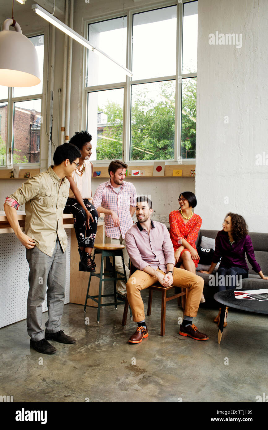 Woman relaxing in office sitting hi-res stock photography and images ...