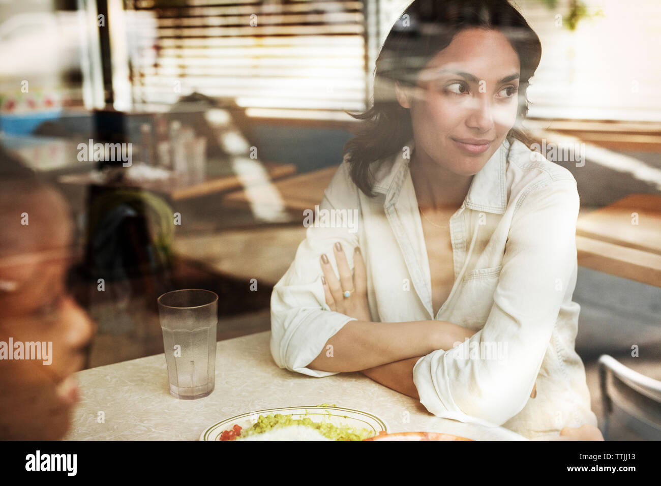 Food seen through window hi-res stock photography and images - Alamy