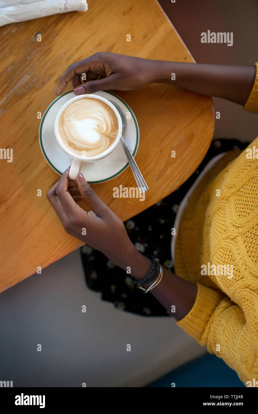 Cafe overhead hi-res stock photography and images - Alamy