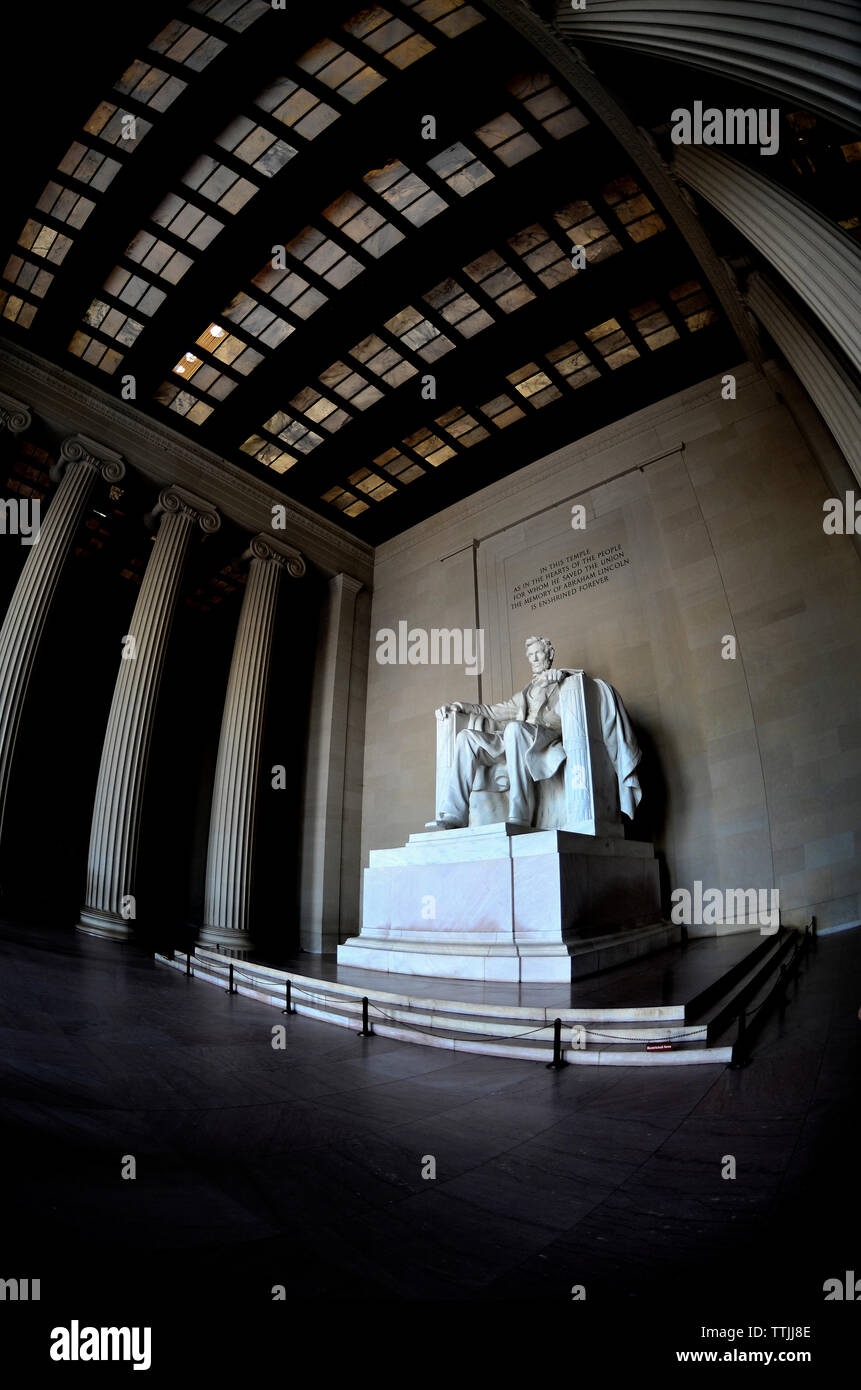 Abraham lincoln memorial in washington hi-res stock photography and ...