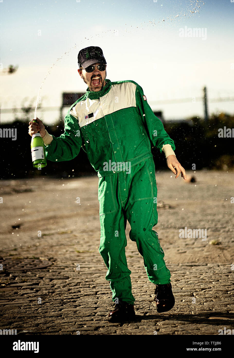 Driver celebrating hi-res stock photography and images - Alamy
