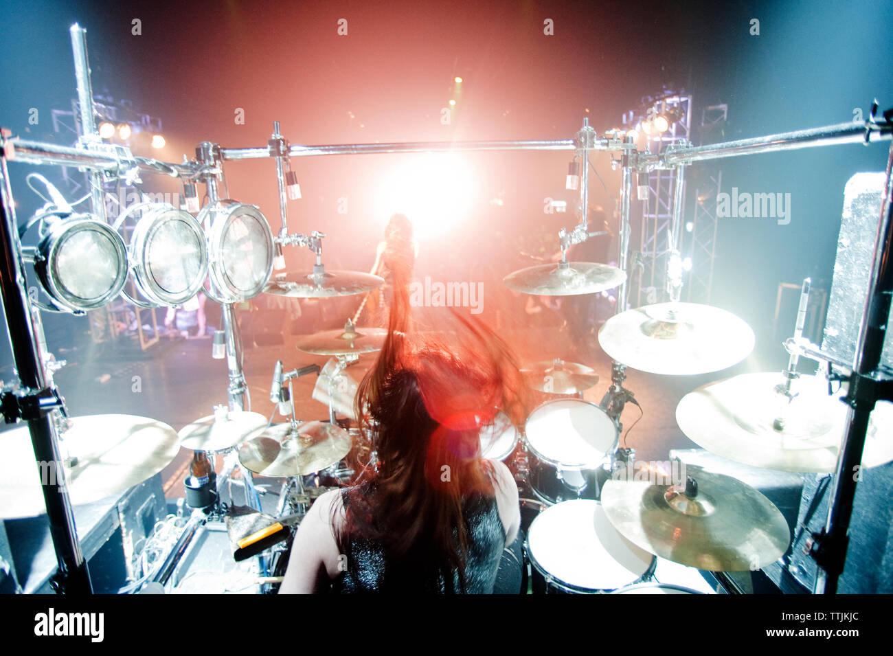 Performer concert rear view hi-res stock photography and images - Alamy