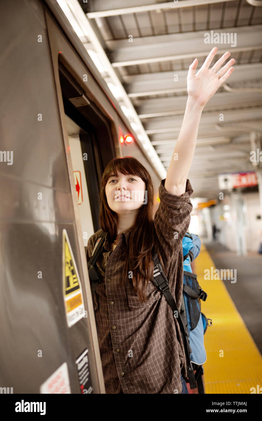 Waving Out Of Train High Resolution Stock Photography and Images - Alamy