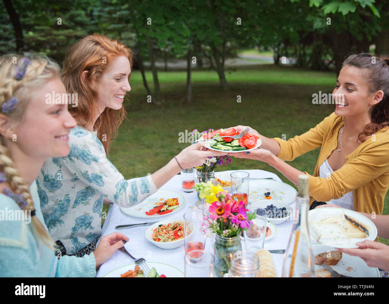 Woman four friendship not man nature hi-res stock photography and ...