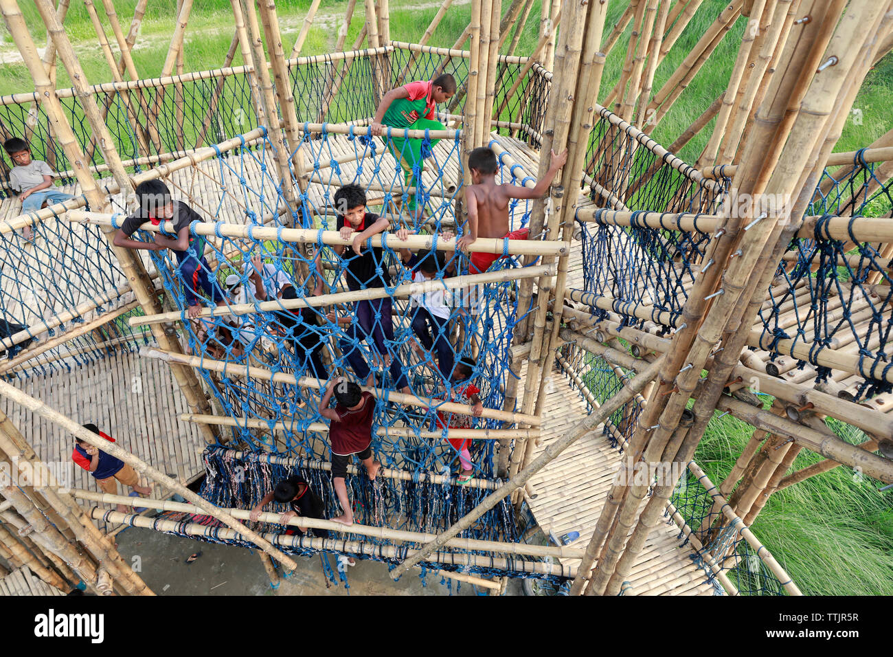 Dhaka, Bangladesh - June 17, 2019: Architecture students of BRAC ...