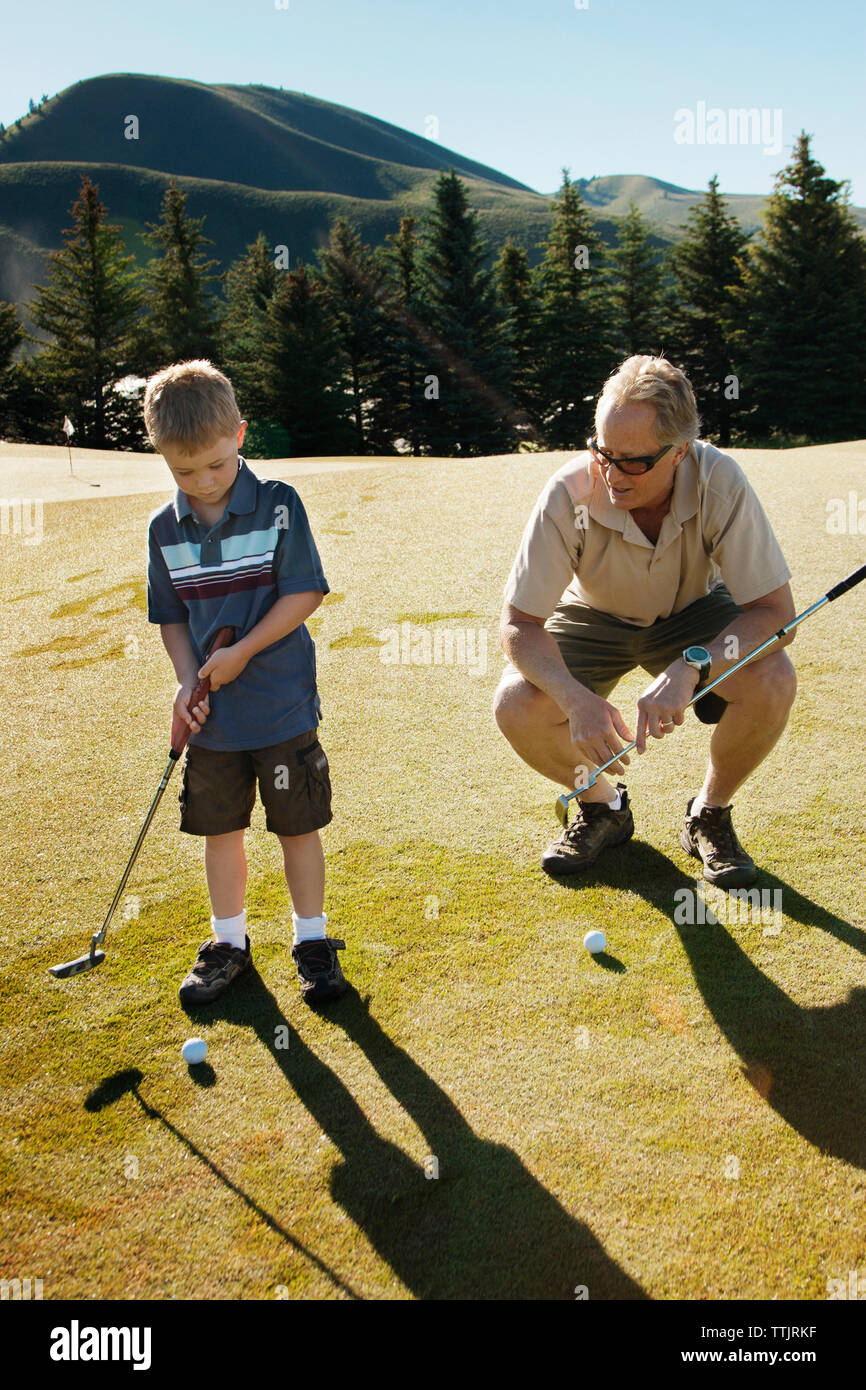 Golf teaching learning hi-res stock photography and images - Alamy