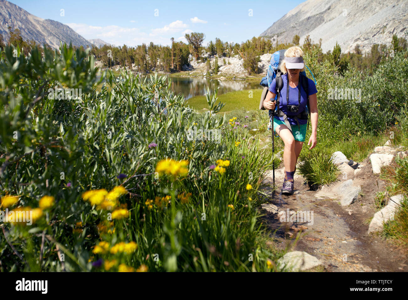 Walking by pathway hi-res stock photography and images - Alamy