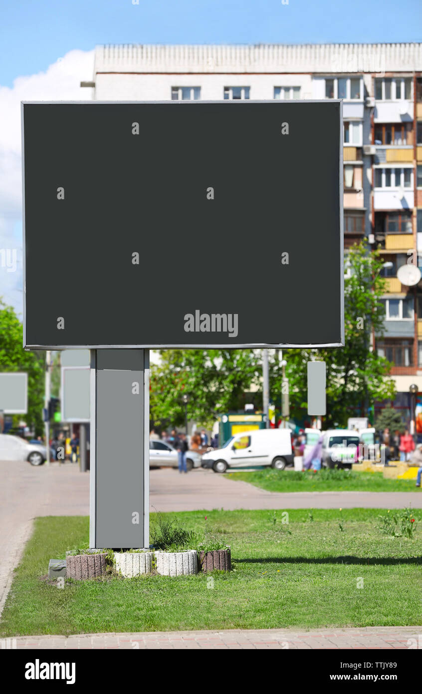 Signboard on the street Stock Photo - Alamy