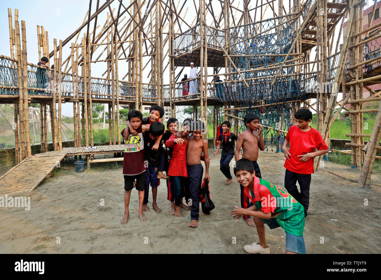 Dhaka, Bangladesh - June 17, 2019: Architecture students of BRAC ...