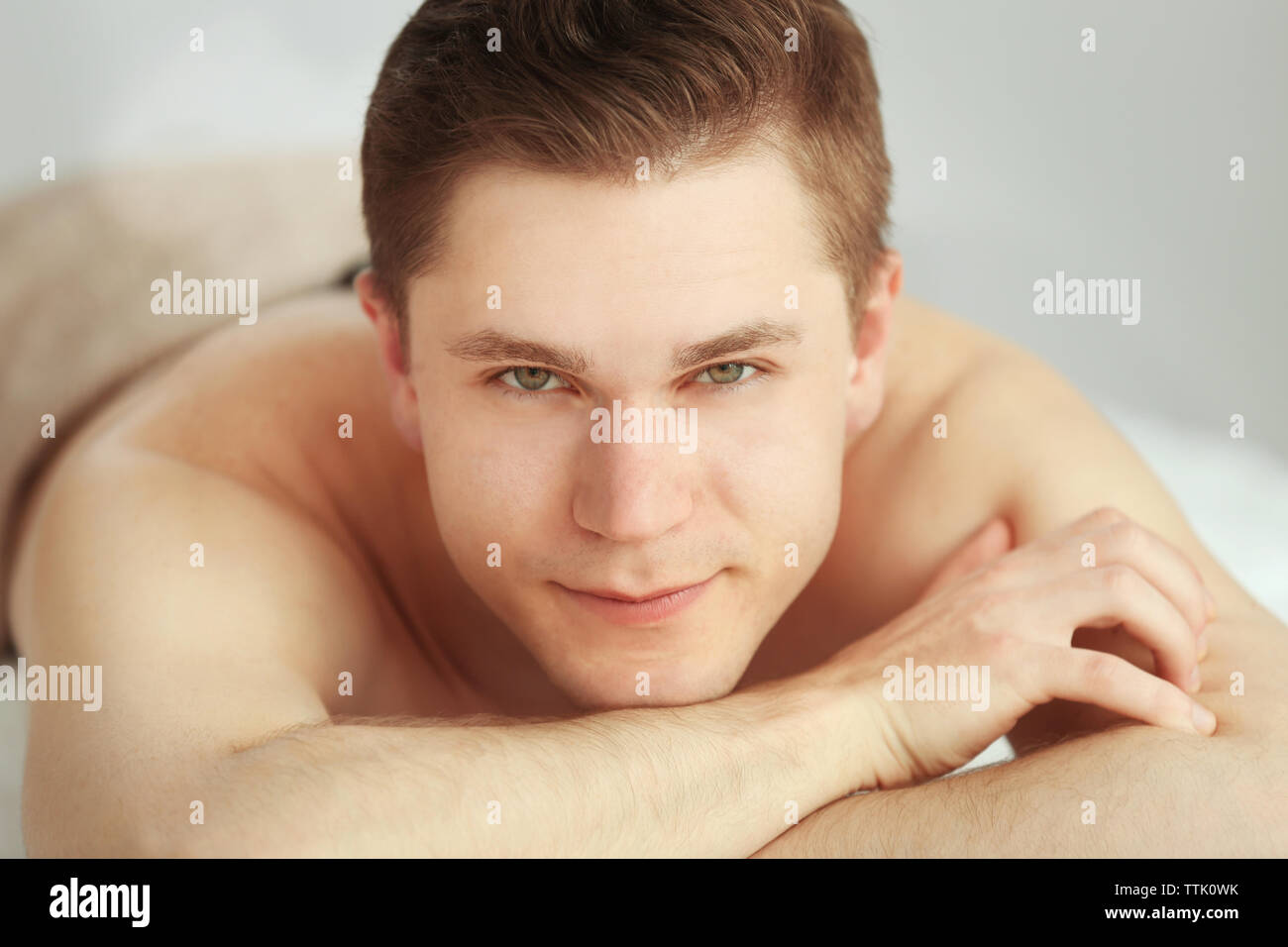 Man relaxing in spa hi-res stock photography and images - Alamy