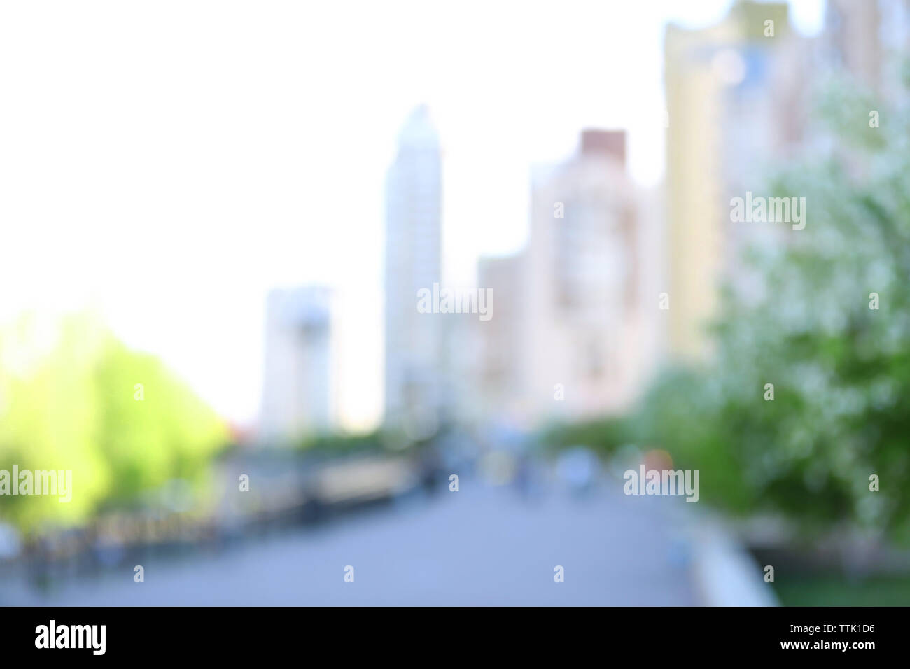 People walking on the street, unfocused Stock Photo - Alamy