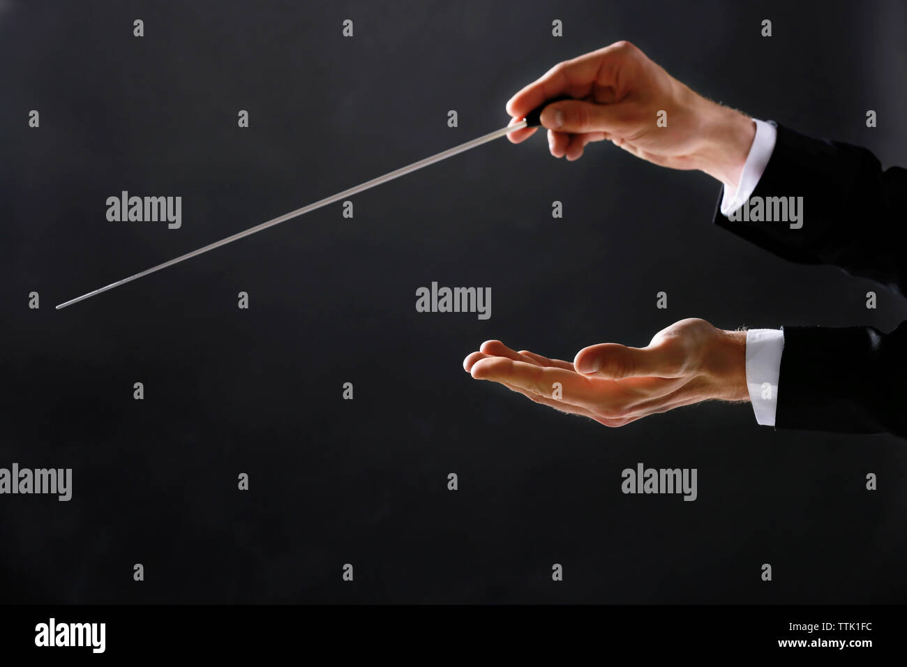 Orchestra conductor hands hi-res stock photography and images - Alamy