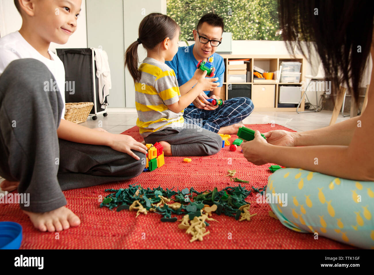 Boy girl playing on large hi-res stock photography and images - Alamy