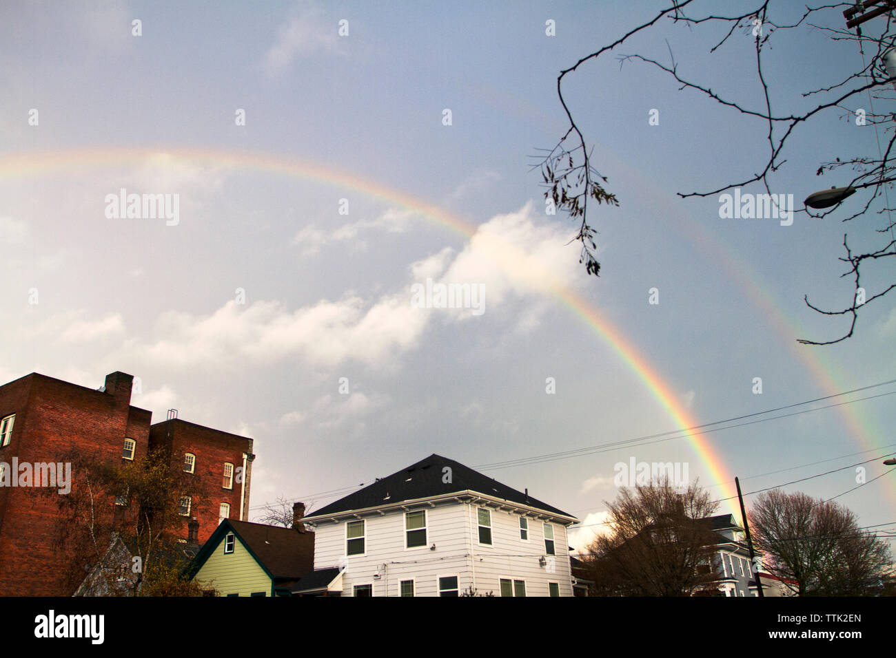 Rainbow roofs hi-res stock photography and images - Alamy