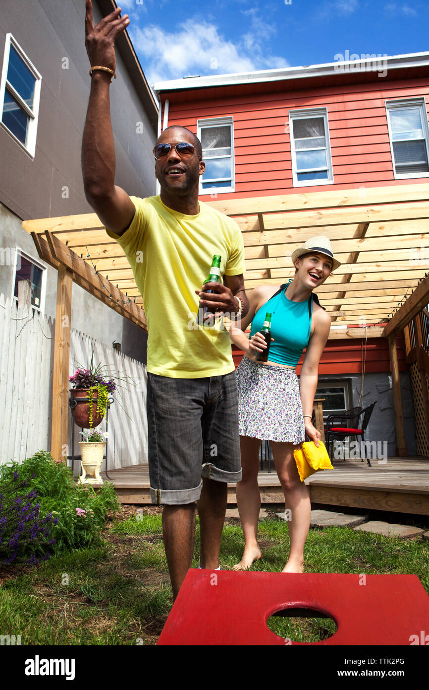 Bean bag toss hi-res stock photography and images - Alamy