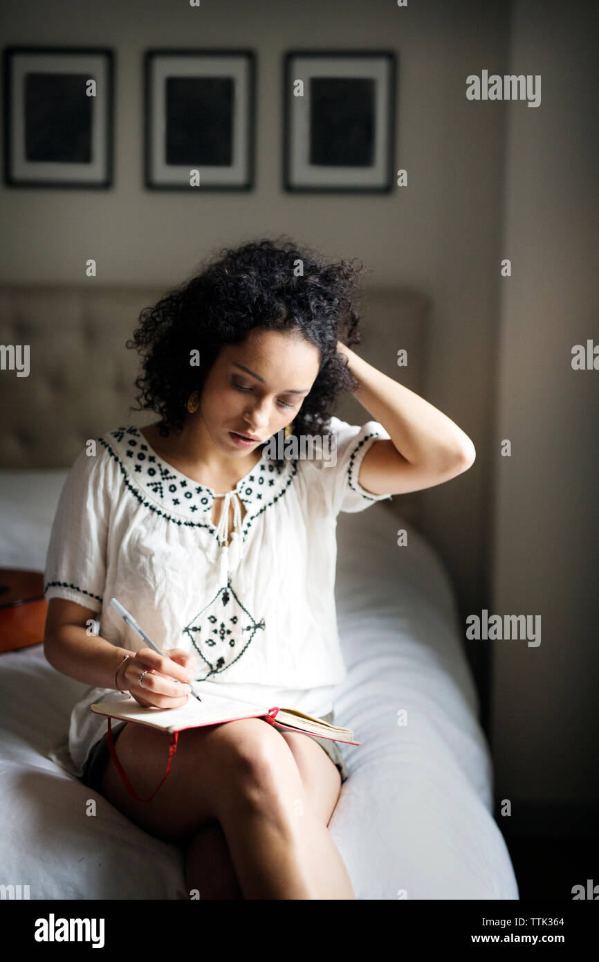 Hand writing in book hi-res stock photography and images - Alamy