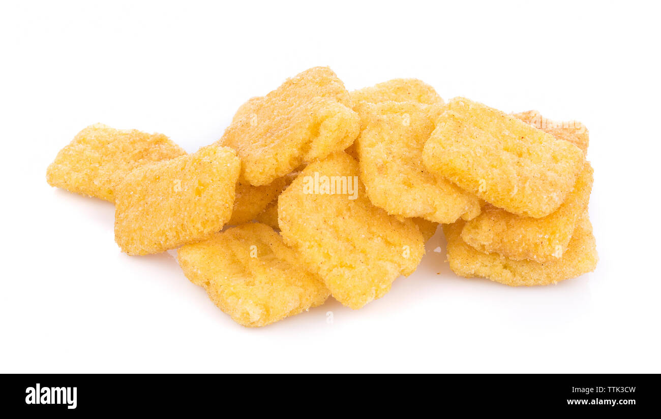 Corn chips isolated on white background Stock Photo - Alamy
