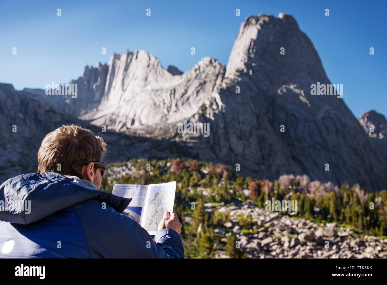 Map of mountain view wyoming hi-res stock photography and images - Alamy