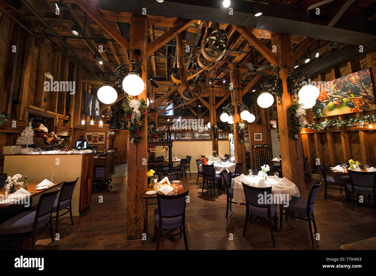 UNITED STATES - December 17, 2015 : Tuscarora Mill Restaurant, also ...