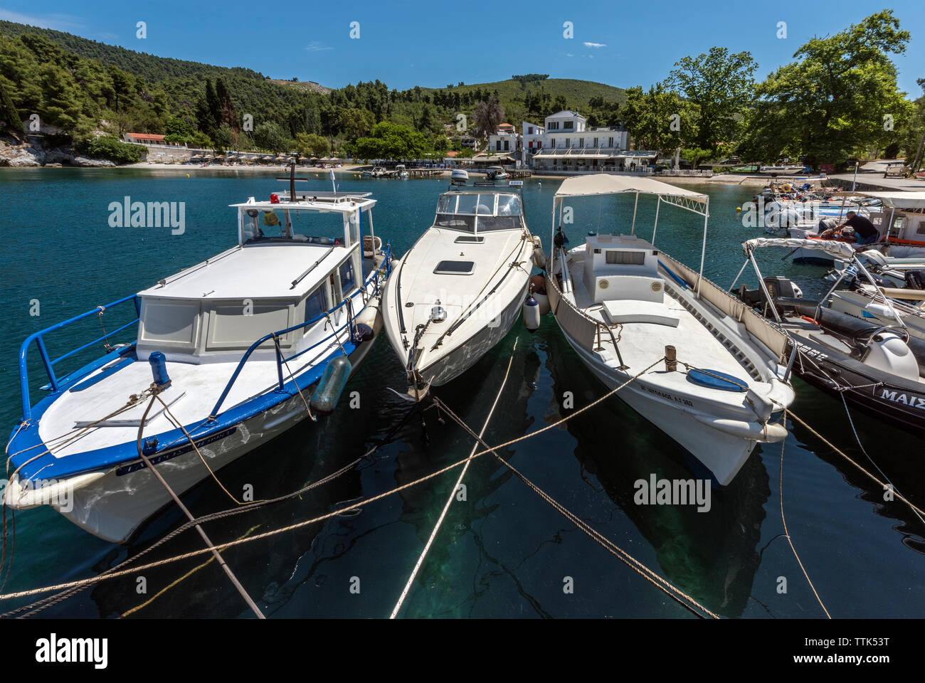 Agnontas Beach, Skopelos, Northern Sporades Greece Stock Photo - Alamy
