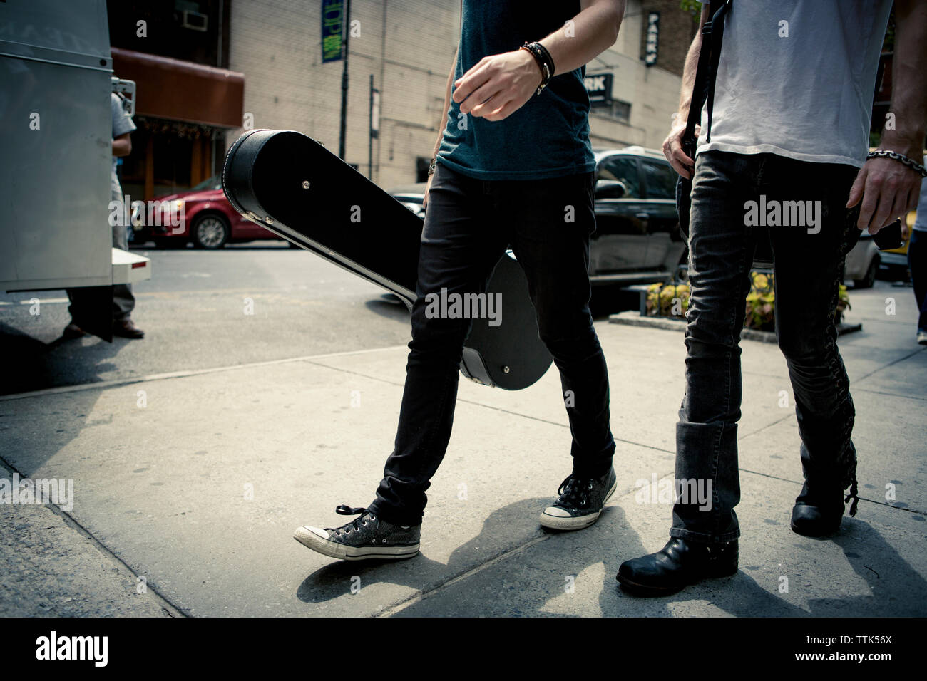 Low people walking street city motion hi-res stock photography and ...