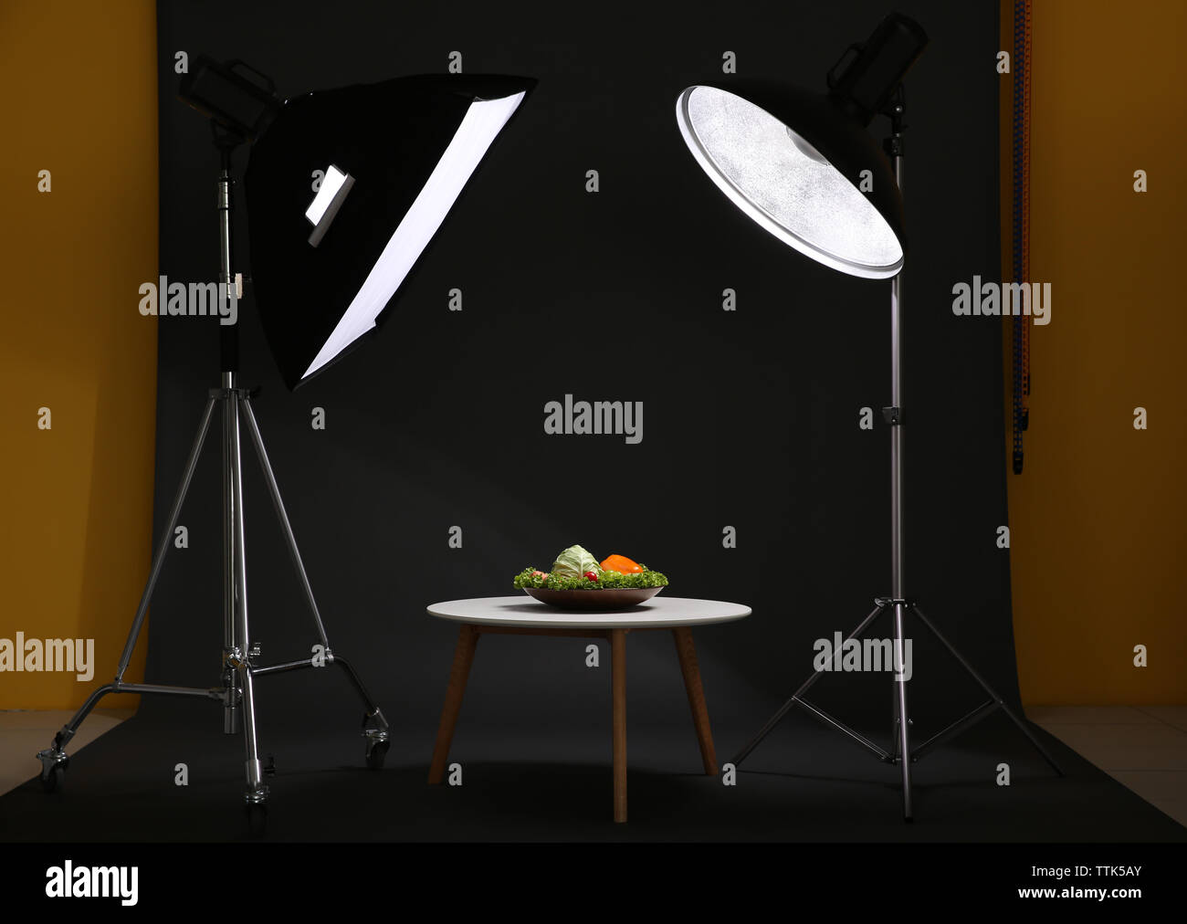 Interior of professional photo studio Stock Photo - Alamy