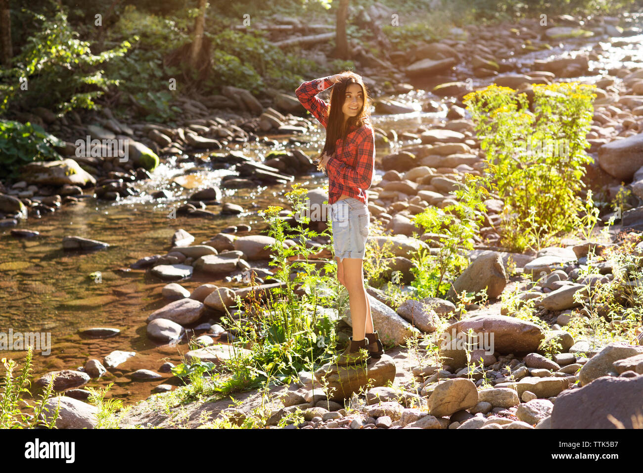 Old woman stream hi-res stock photography and images - Alamy