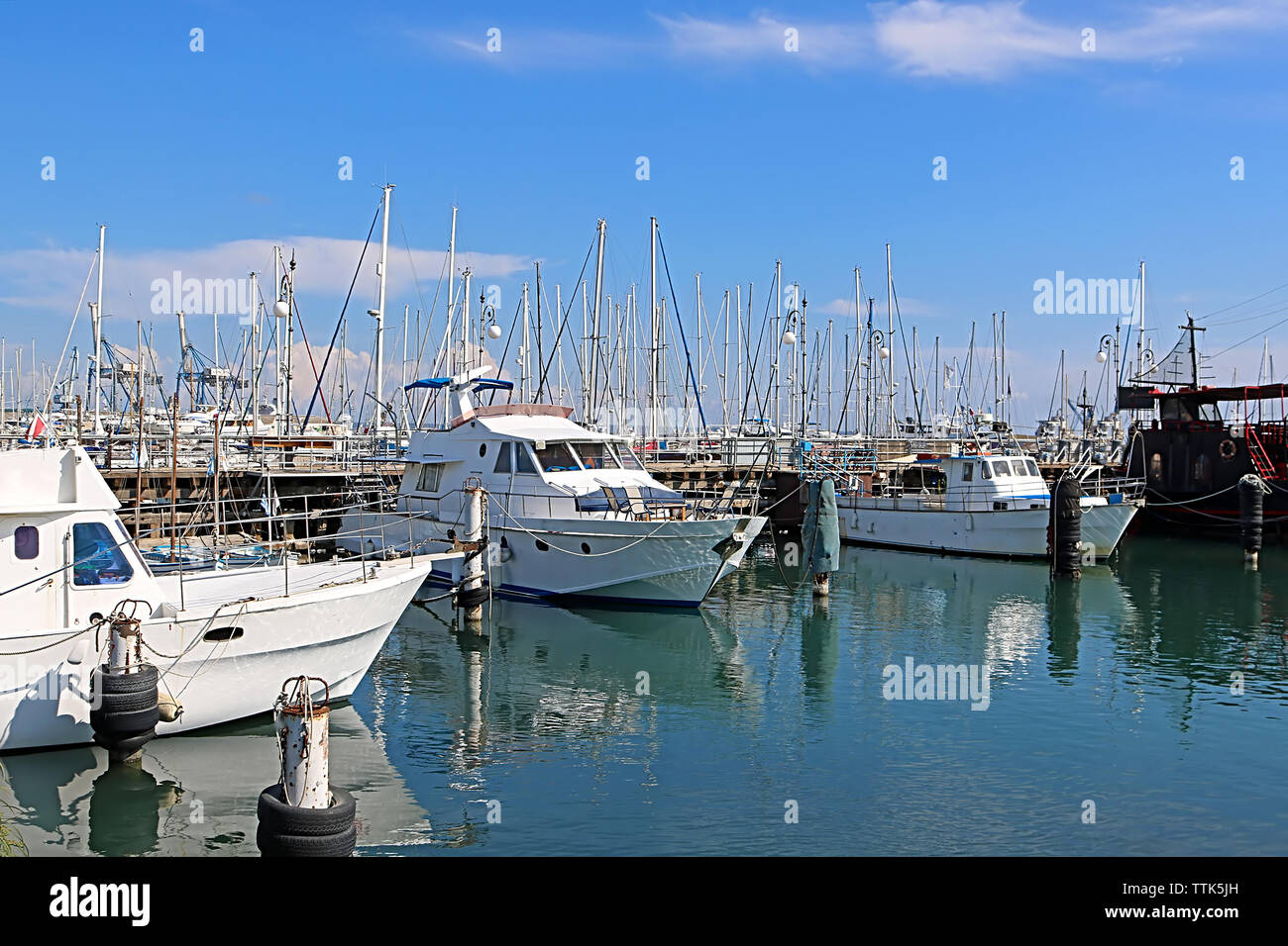 The fishing harbour of larnaca hi-res stock photography and images - Alamy