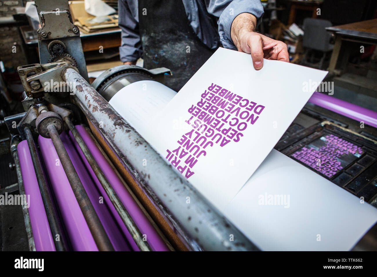 Printing press hi-res stock photography and images - Alamy