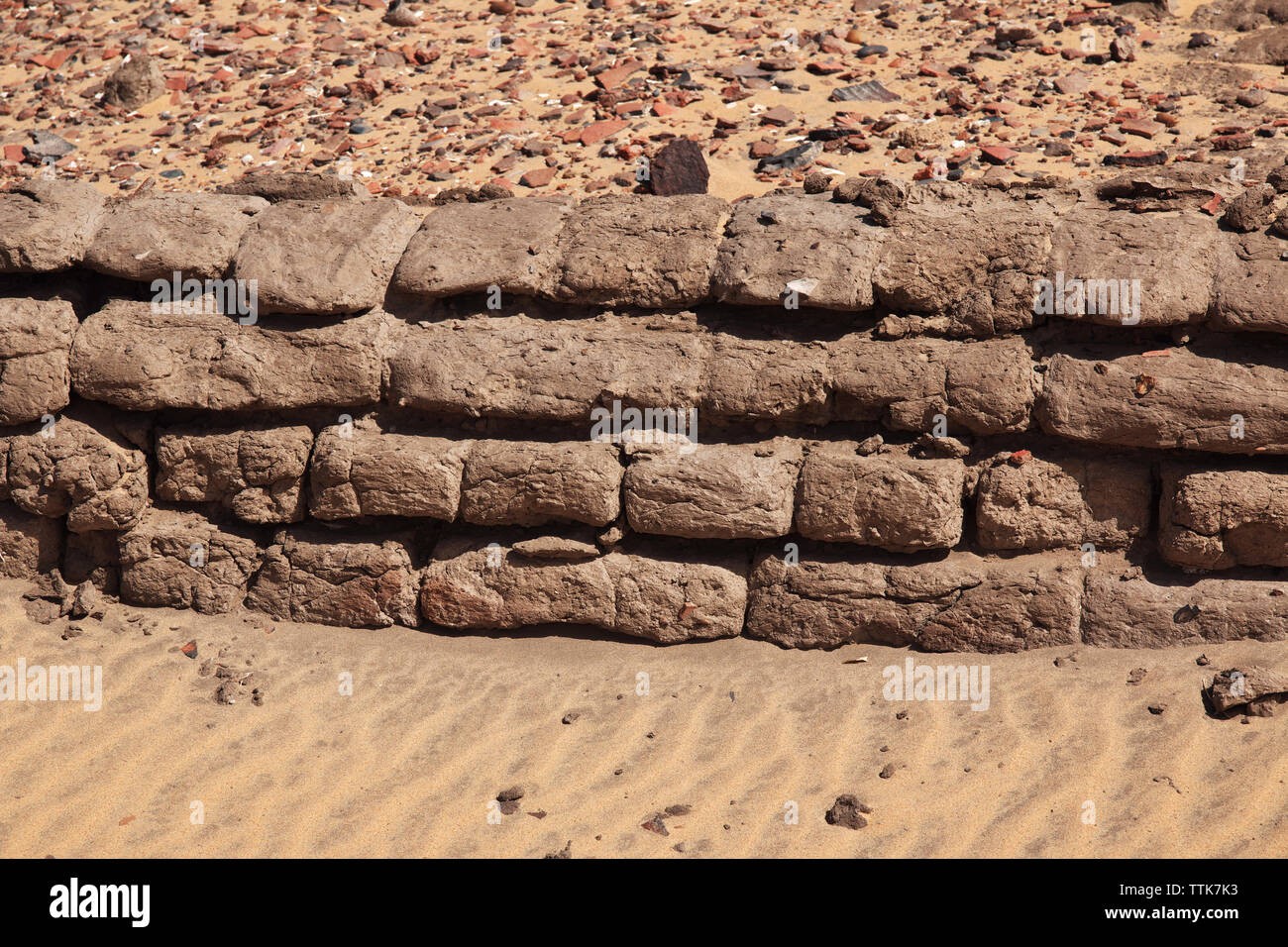 Ruins in Sahara desert, Africa Stock Photo - Alamy