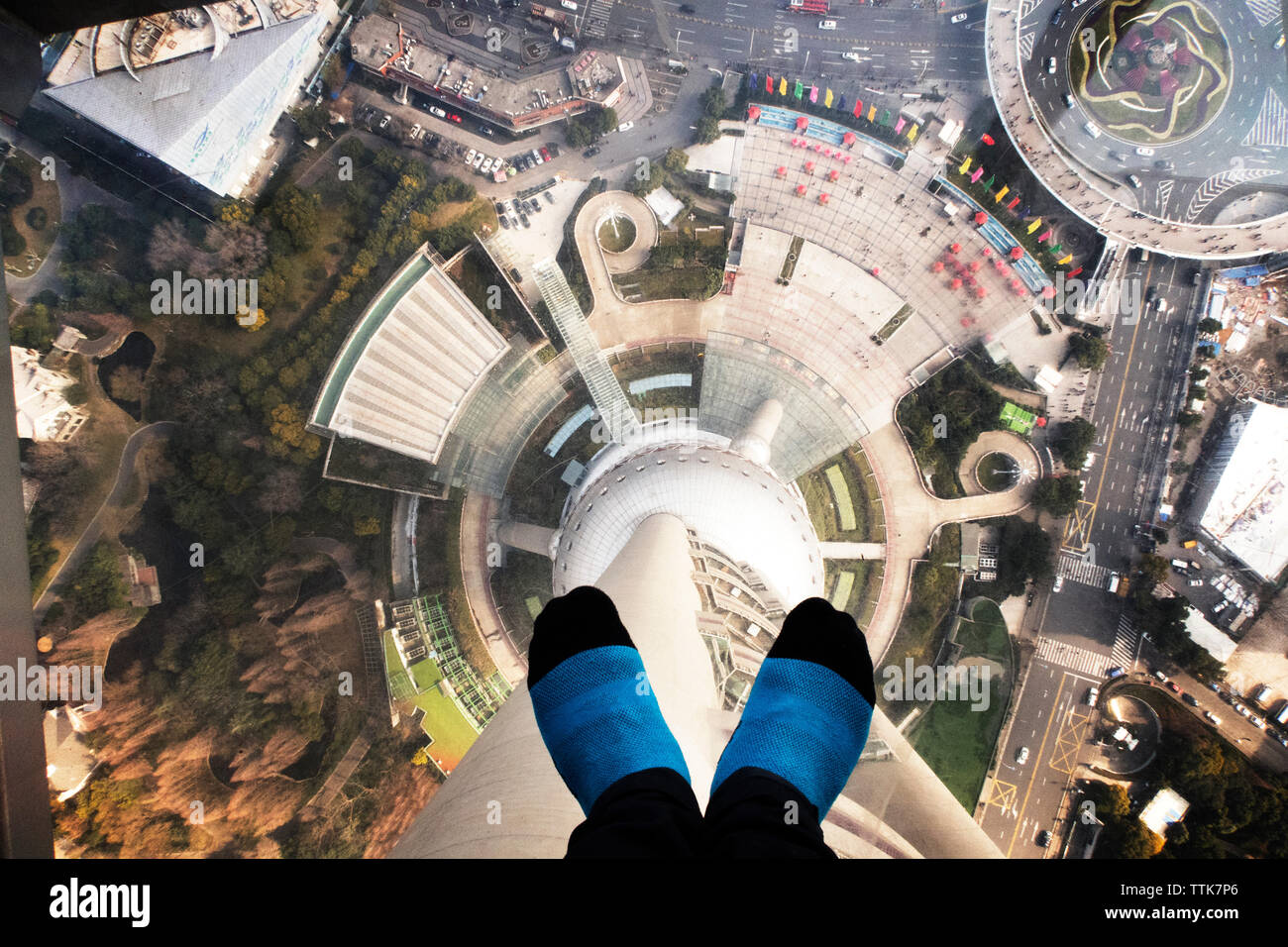 Shanghai Oriental Pearl Tower Glass Floor