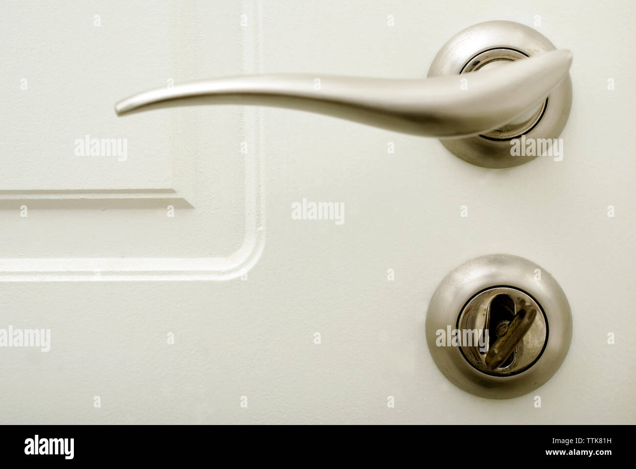 Bathroom door key lock hi-res stock photography and images - Alamy