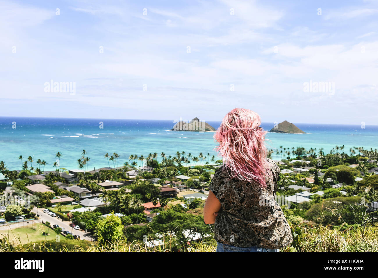 Observing view sea road hi-res stock photography and images - Alamy
